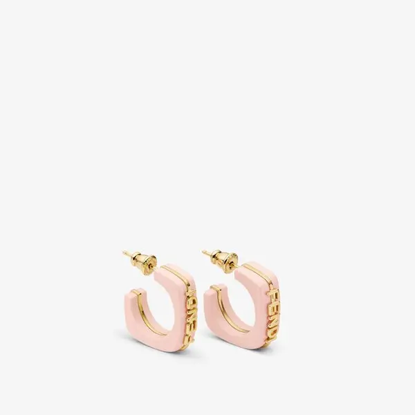 Fendi Graphy Hoop Earrings