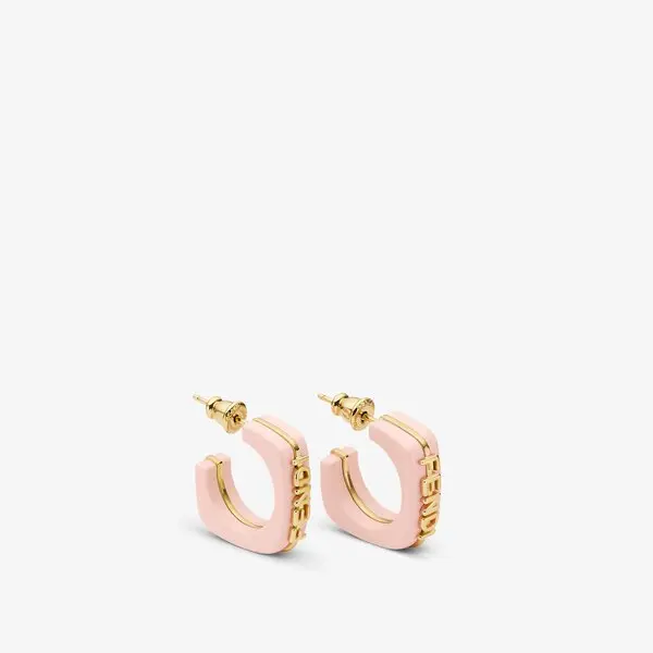 Fendi Graphy Hoop Earrings