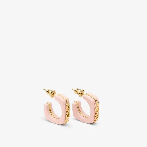 Fendi Graphy Hoop Earrings