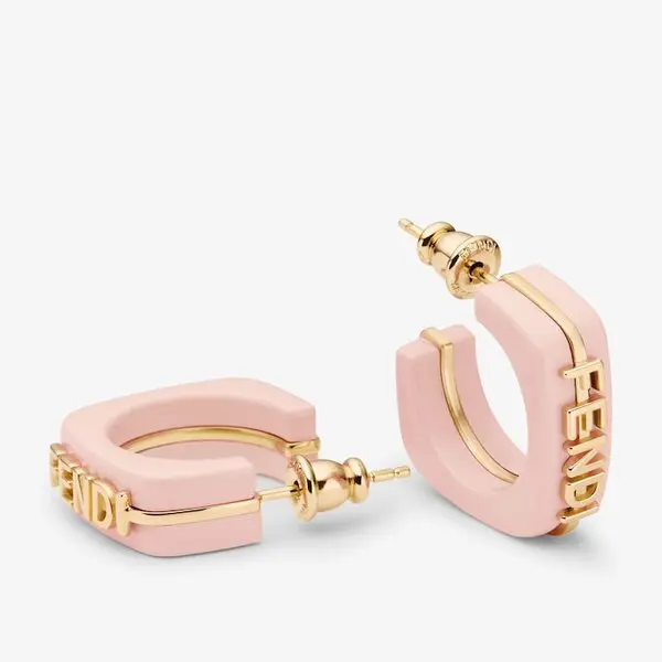 Fendi Graphy Hoop Earrings
