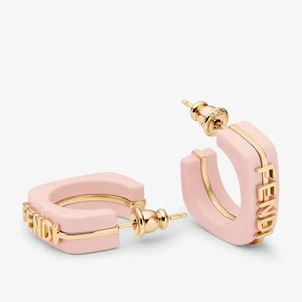 Fendi Graphy Hoop Earrings