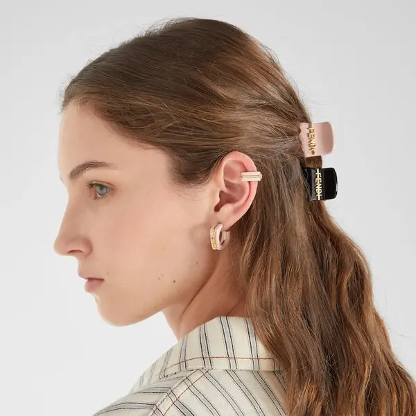 Fendi Graphy Hoop Earrings