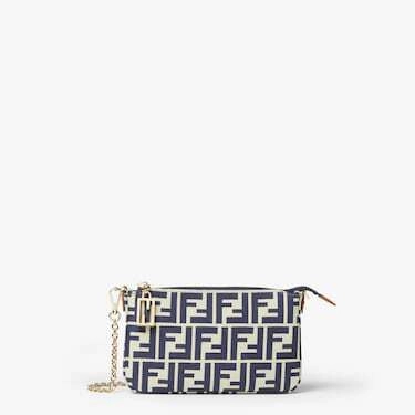 Fendi Ff Jacquard Baguette Pouch