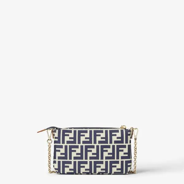 Fendi Ff Jacquard Baguette Pouch