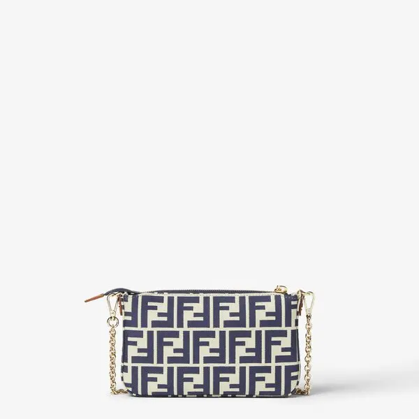 Fendi Ff Jacquard Baguette Pouch