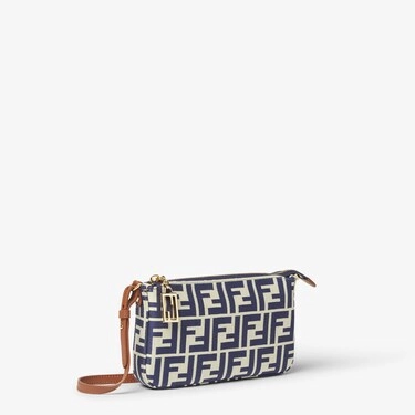Fendi Ff Jacquard Baguette Pouch