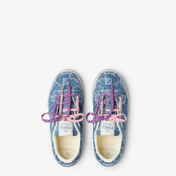 Fendi Match Ff Jacquard Slip-on Sneakers