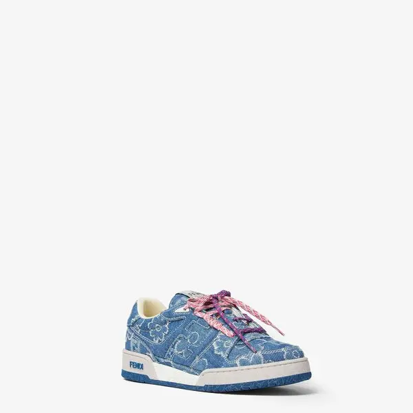 Fendi Match Ff Jacquard Slip-on Sneakers