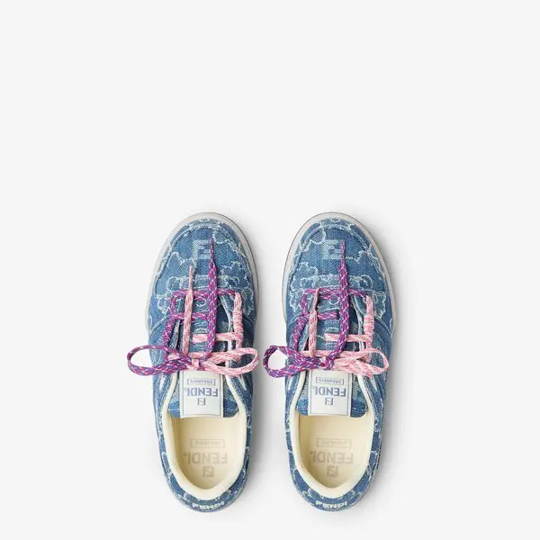 Fendi Match Ff Jacquard Slip-on Sneakers