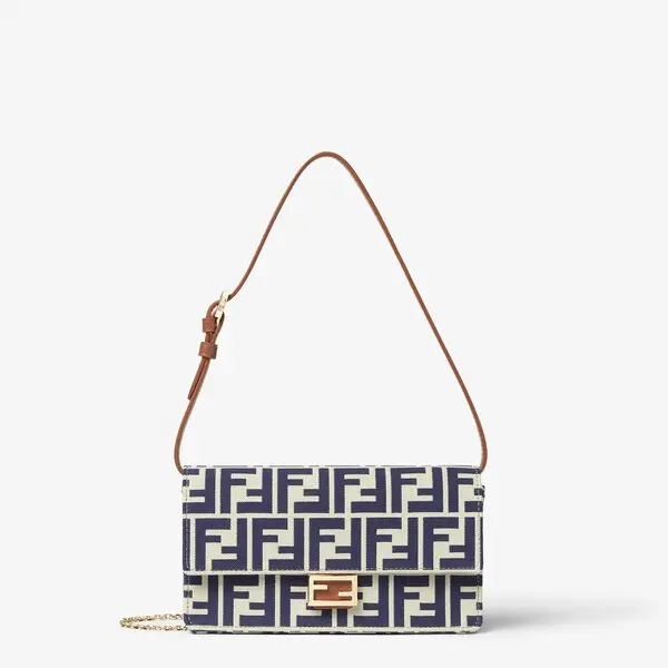 Fendi Wallet On Chain Baguette - Blue