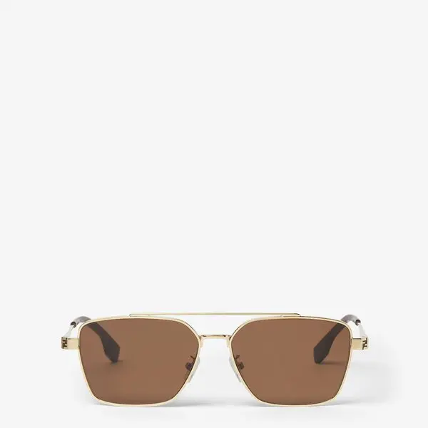 Fendi Metal Pilot Sunglasses