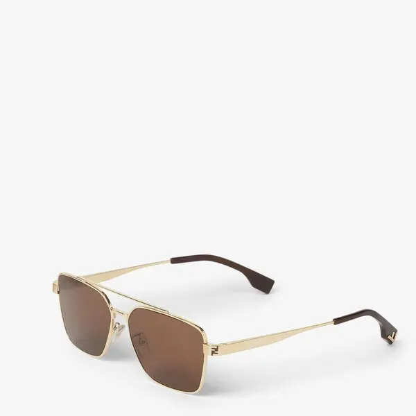 Fendi Metal Pilot Sunglasses