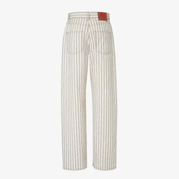 Fendi Ff Denim Wide Leg Jeans