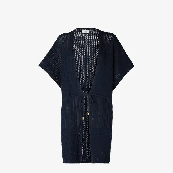 Fendi Ff Poncho - Blue