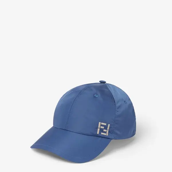 Fendi Ff Logo Baseball Cap - Light Blue