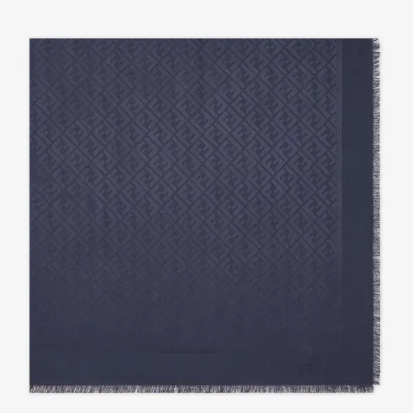 Fendi Ff Shawl - Blue
