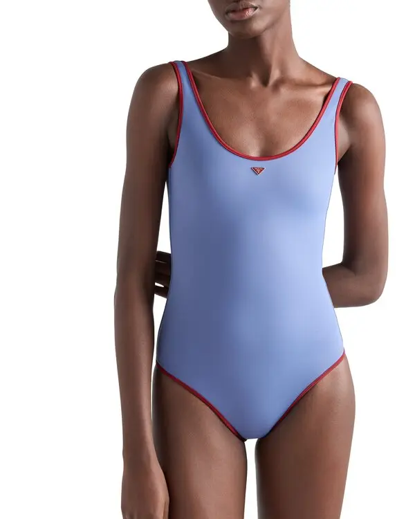 Prada Jersey One-piece Swimsuit