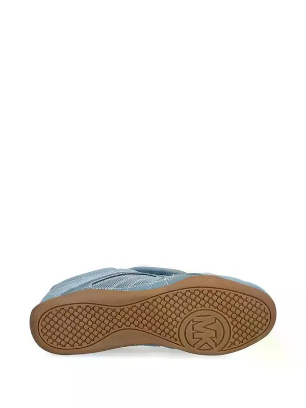 Michael Kors Kyler Quilted Lace-up Sneakers - Blue