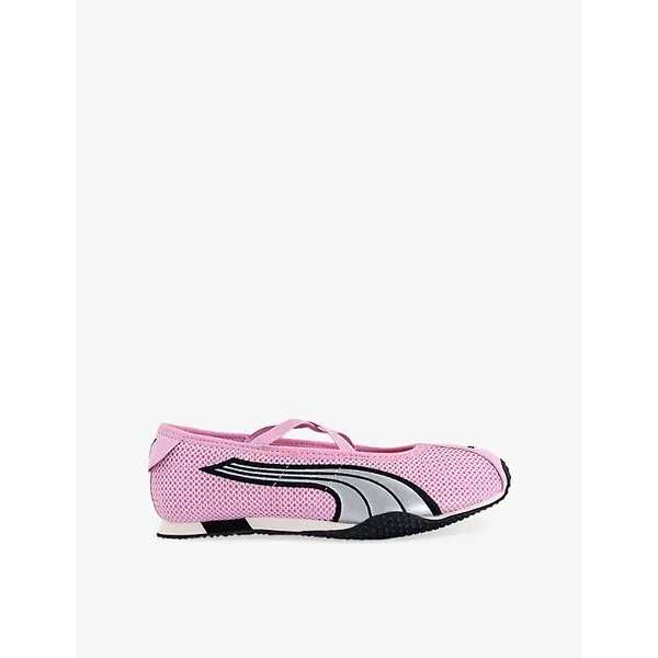PUMA H-street Mesh Ballet Flats - Pink Shimmer Silver