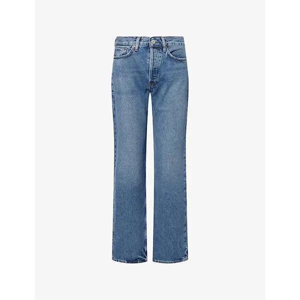 AGOLDE Lana Straight-leg Denim Jeans - Liberty (md Tinted Ind)