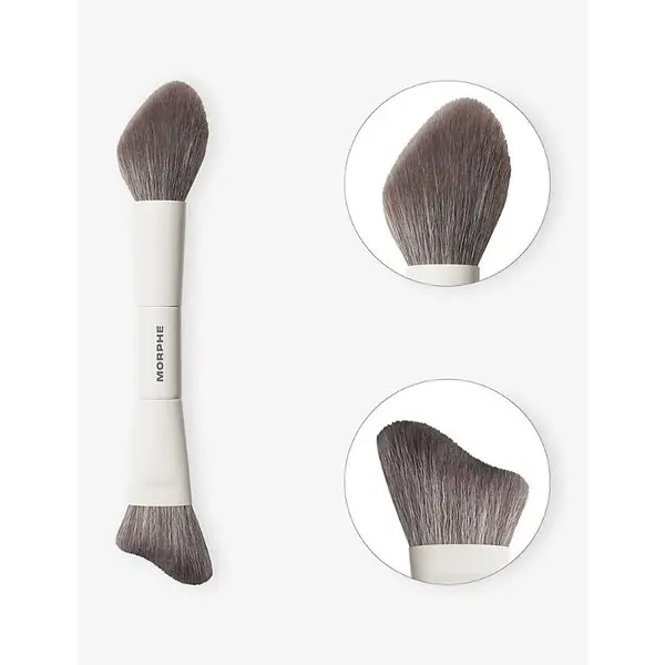 MORPHE M240 Dual-ended Cream & Powder Sculpt Brush - One-color