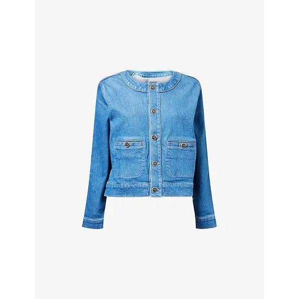 MOTHER The Stashed Picky Denim Jacket - Whisk Me Away