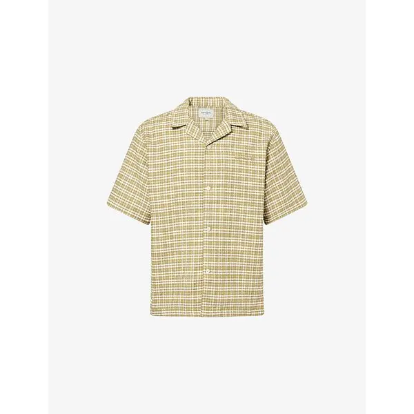 Carhartt Work In Progress Kander Waffle Cotton Shirt - Kander Check Snake