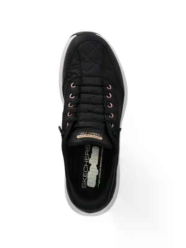 Sketchers Quilted Lace-up Sneakers