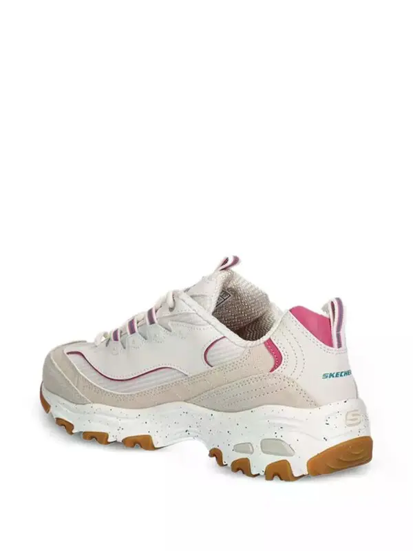Sketchers Striped Panelled Sneakers - Neutrals
