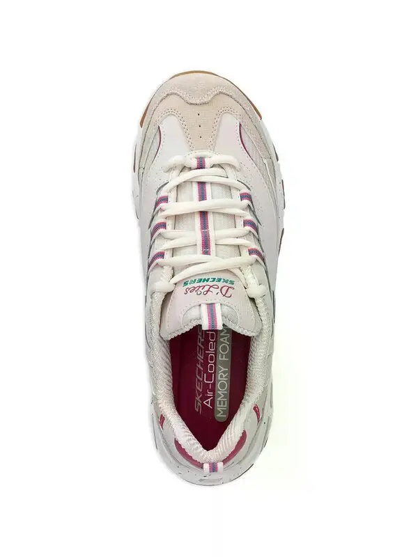 Sketchers Striped Panelled Sneakers - Neutrals