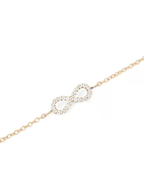 DANIEL WELLINGTON Mirelle Infinity Charm Bracelet - Pink