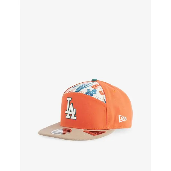 New Era 9fifty L.a. Dodgers Baseball Cap - Dark Orange