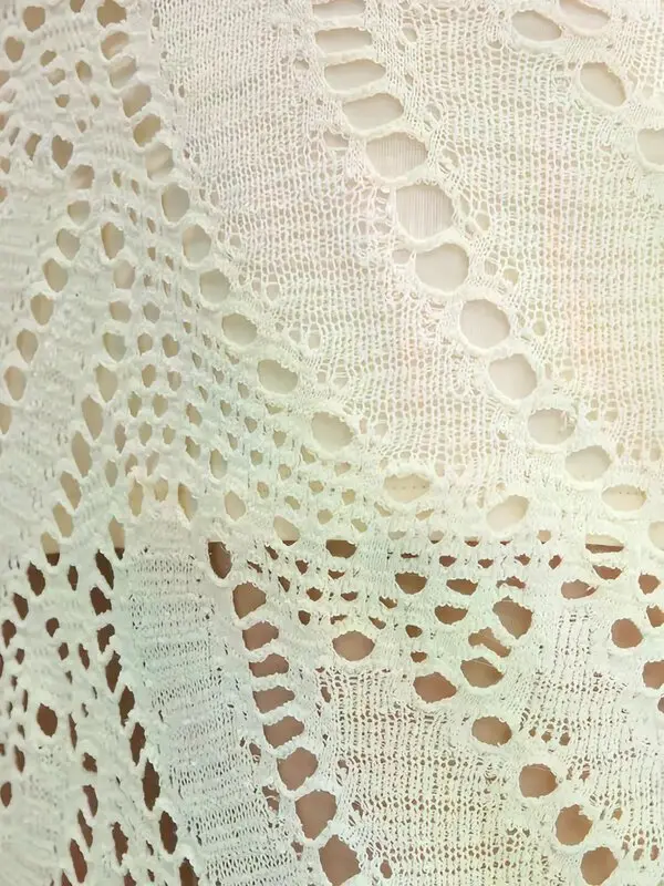 Desigual Crochet Knit Midi Skirt