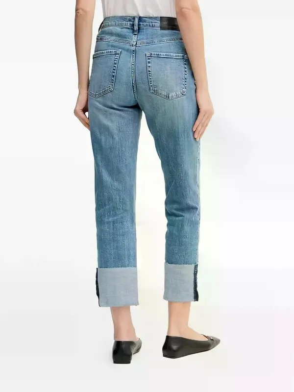 Dkny Regular Fit Cuffed Jeans