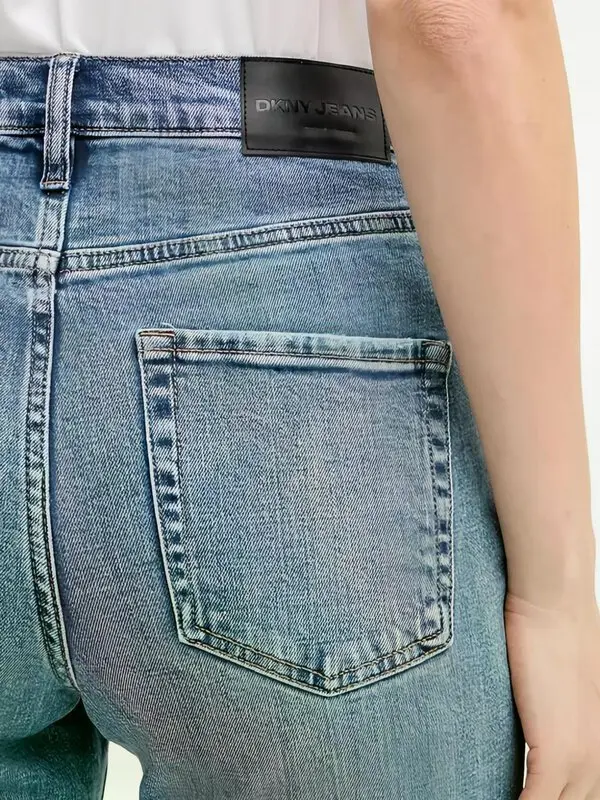 Dkny Regular Fit Cuffed Jeans