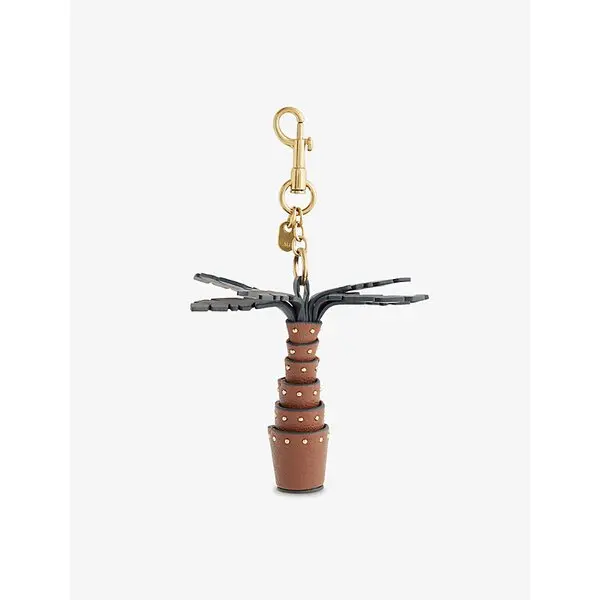 ANYA HINDMARCH Palm Tree Leather Bag Charm