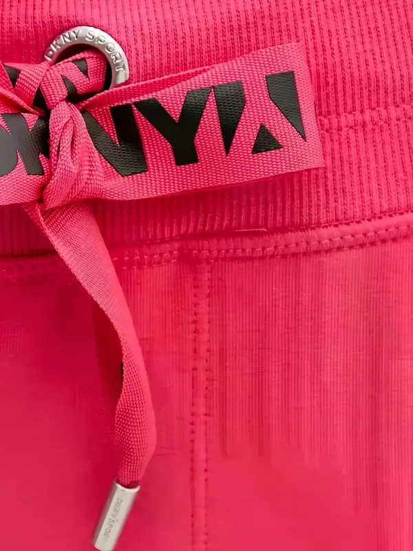 Dkny Logo Drawstring Trousers - Pink