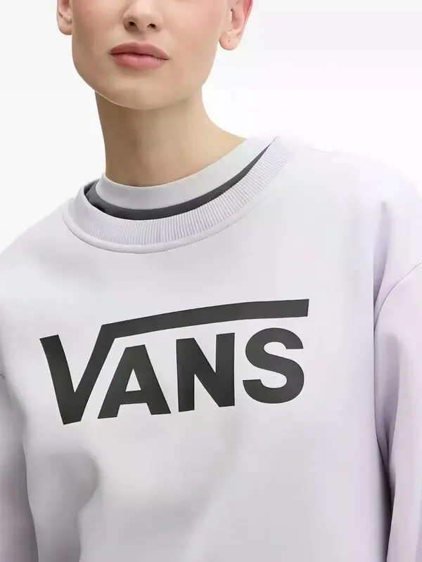 VANS V Logo-print Sweatshirt