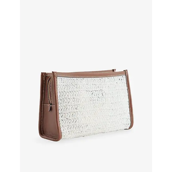ANYA HINDMARCH Raffia Malibu Pochette