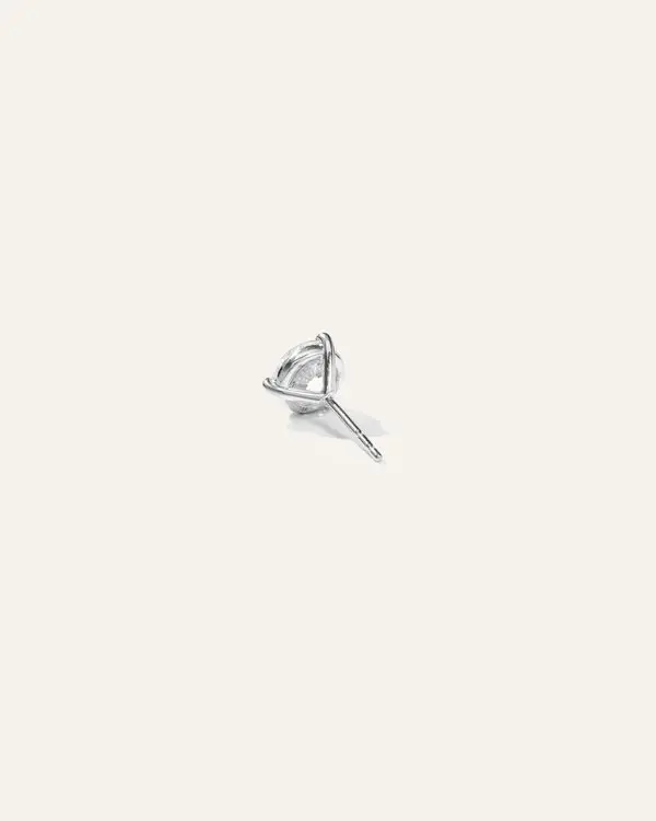 Quince 14k Gold Lab Grown Diamond Martini Studs 2ctw - White Gold
