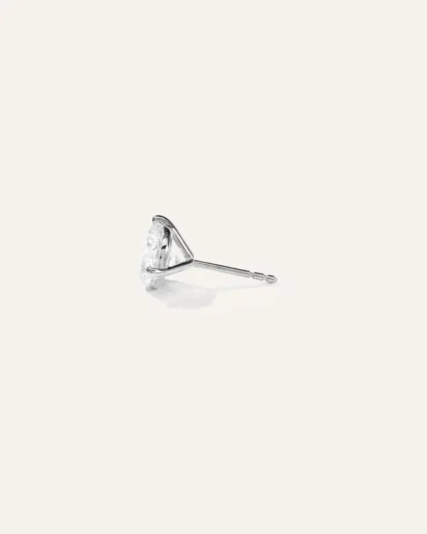 Quince 14k Gold Lab Grown Diamond Martini Studs 3ctw - White Gold