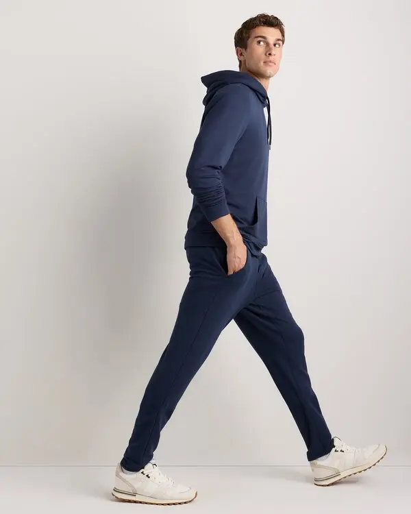 Quince Supersoft Fleece Joggers - Navy