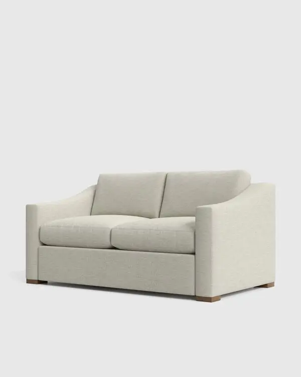 Quince Hollis Slope Arm Sofa - Flax