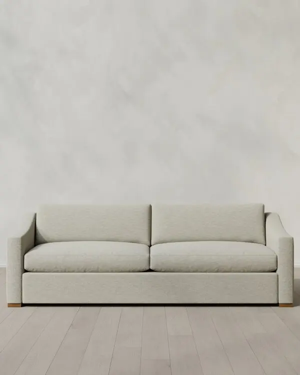 Quince Hollis Slope Arm Sofa - Flax