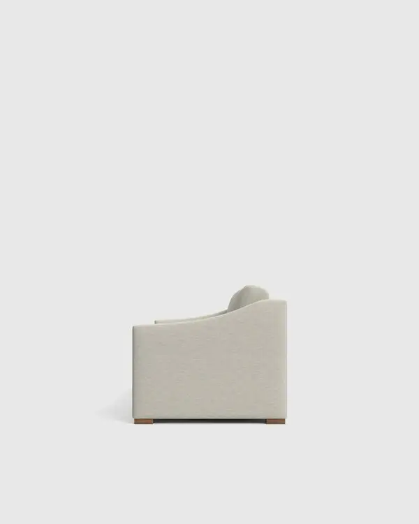 Quince Hollis Slope Arm Sofa - Flax