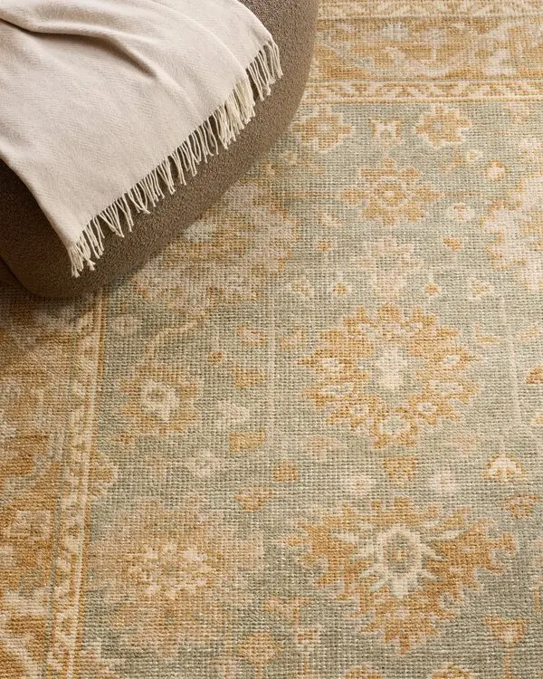 Quince Grayson Hand-knotted Wool Rug - Green