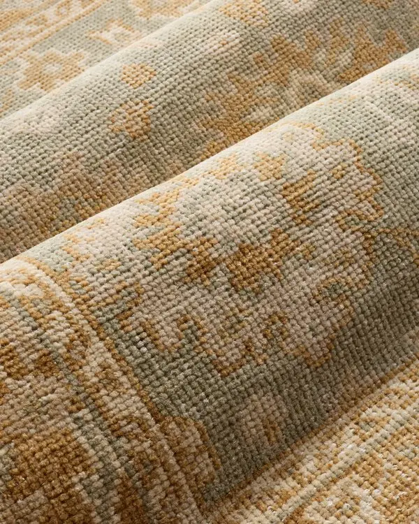 Quince Grayson Hand-knotted Wool Rug - Green