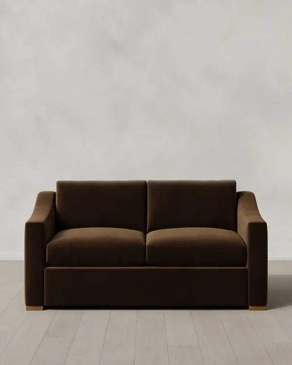 Quince Hollis Slope Arm Sofa - Java