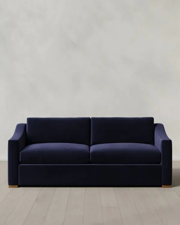 Quince Hollis Slope Arm Sofa - Midnight