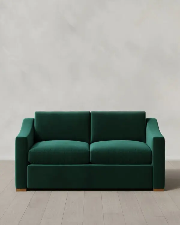 Quince Hollis Slope Arm Sofa - Spruce